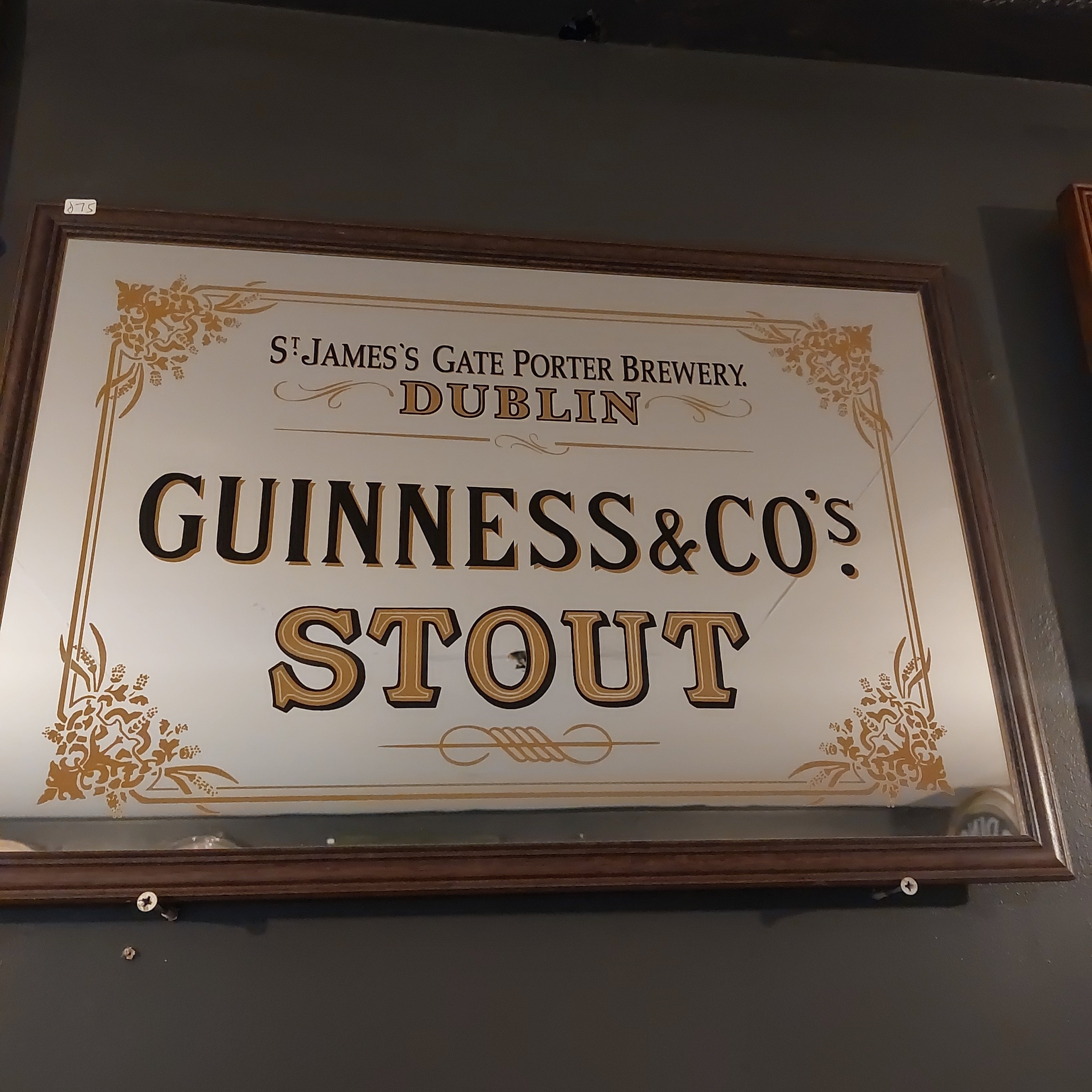 Guinness mirror – PUB SUPPLIES