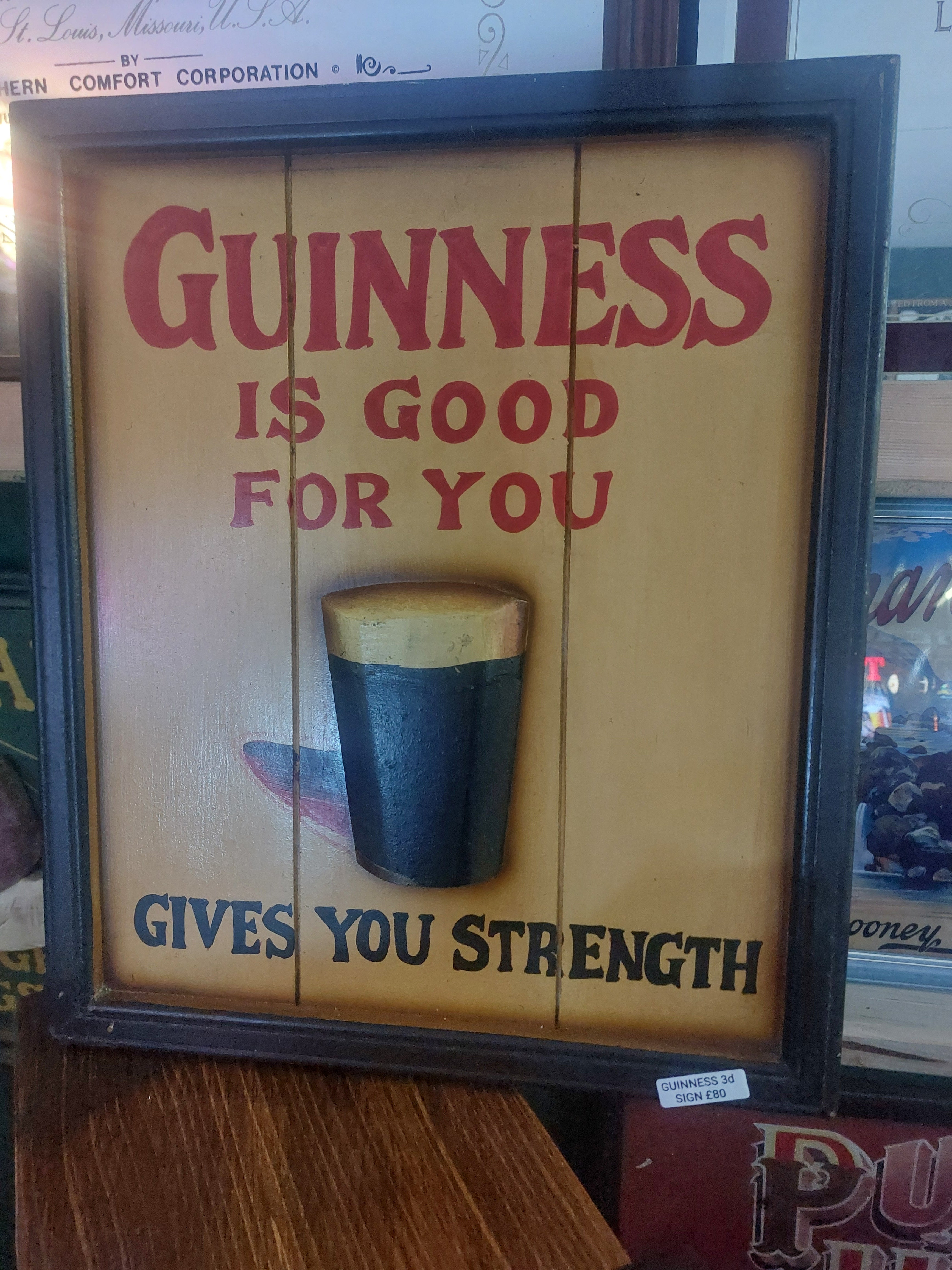 Wooden 3d guinness sign – PUB SUPPLIES